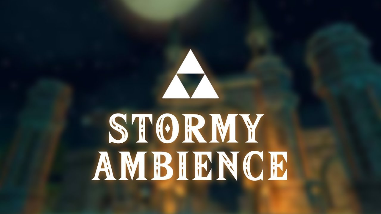 Hyrule Field Night | Twilight Princess | Stormy Ambience [10 Hours ...