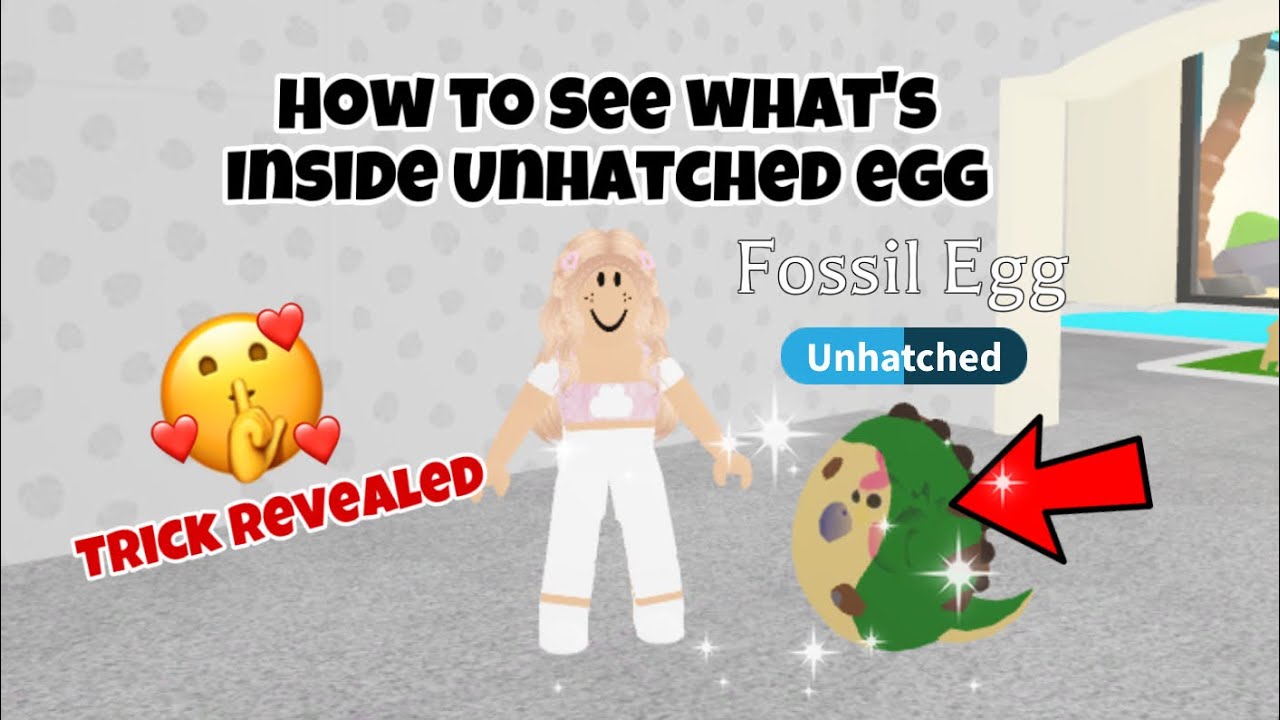 How to See What’s Inside Unhatched Egg in Adopt me (trick revealed) 😳 ...