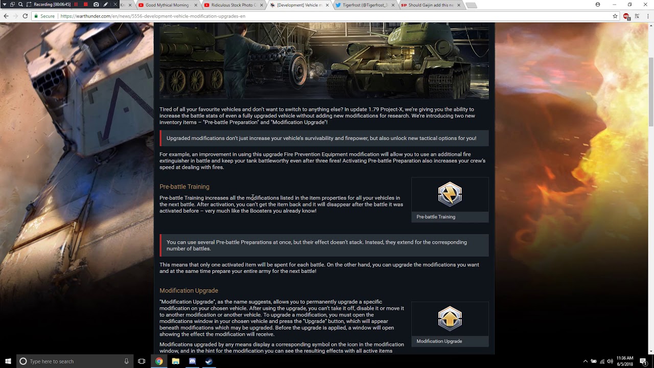 War Thunder - Vehicle Modification Upgrades Devblog (Discussion) - YouTube