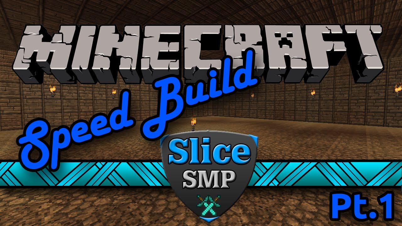 Minecraft: Slice Smp - Green Room Speed Build Pt.1 - YouTube