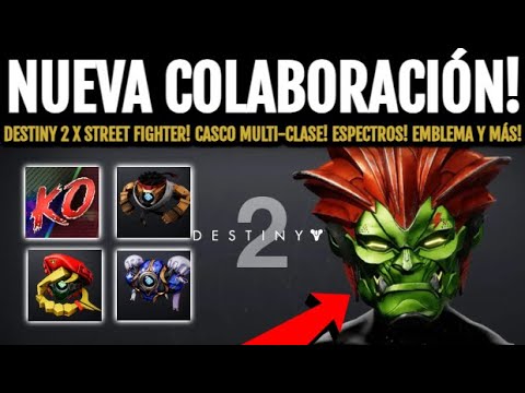 Destiny 2 x Street Fighter! NUEVO CROSS-OVER! - Casco Multi-Clase ...