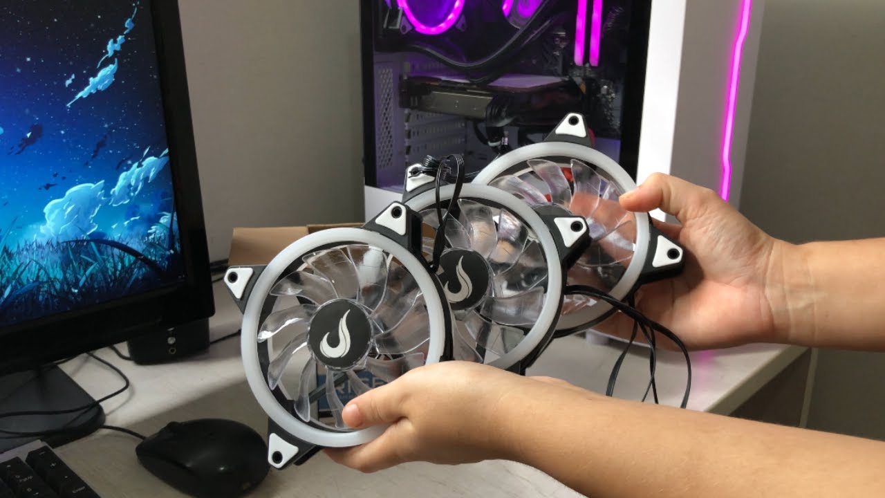 turbinando meu PC com o KIT FAN RGB SMART da RISE! - YouTube