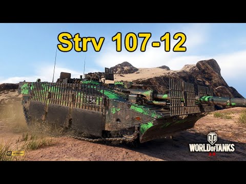 Strv 107-12 13K DMG and 9 Frags - World of Tanks - YouTube