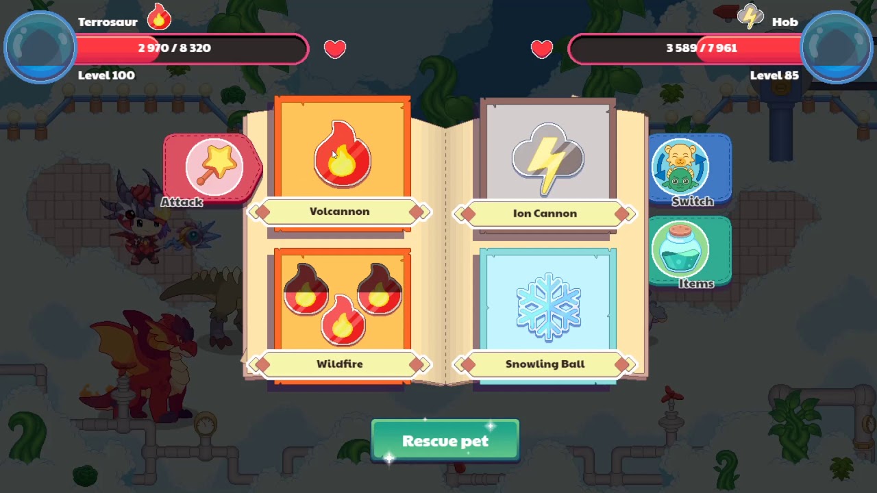 Battling in skywatch in prodigy with the pet in prodigy #2 - YouTube