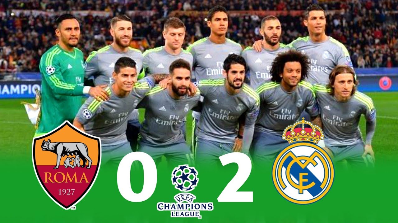 Roma vs Real Madrid 0-2 | Champions League 2015-2016 (1st leg) Extended ...