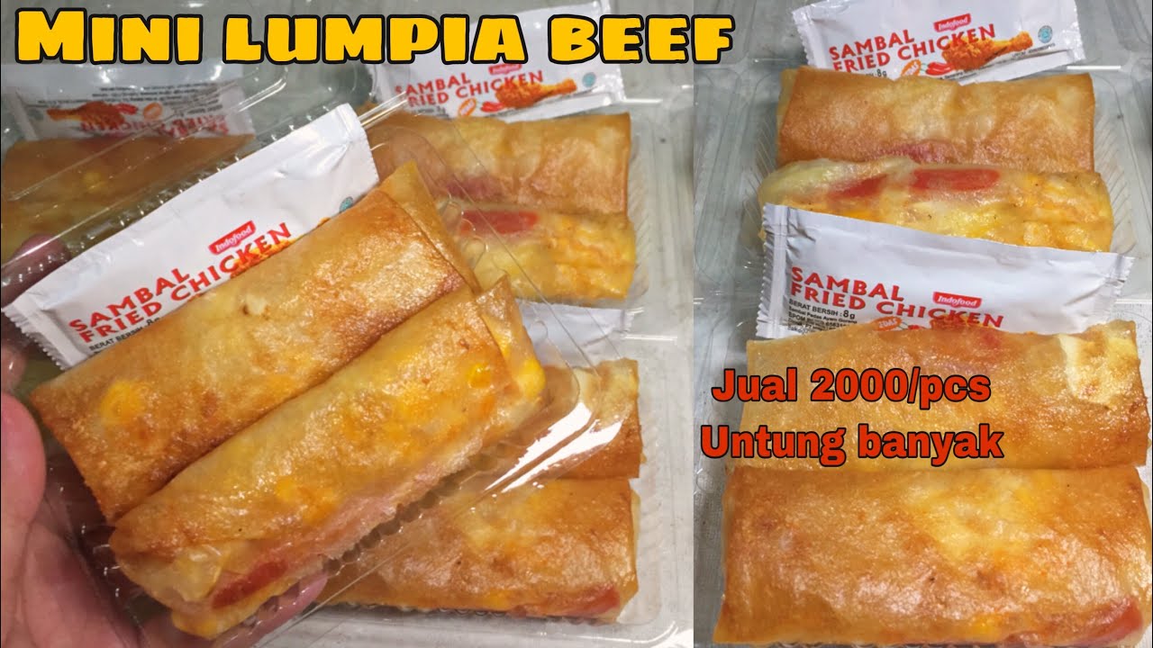 Jangan jual 1000an‼️ mini lumpia beef ini jual 2000/pcs laku keras ...