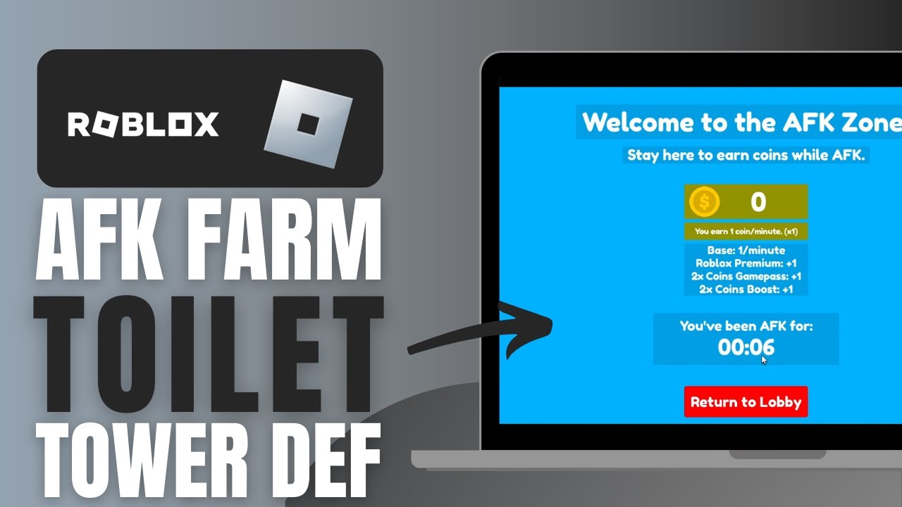 How To AFK Farm In Toilet Tower Defense - Get Coins Easy! - YouTube