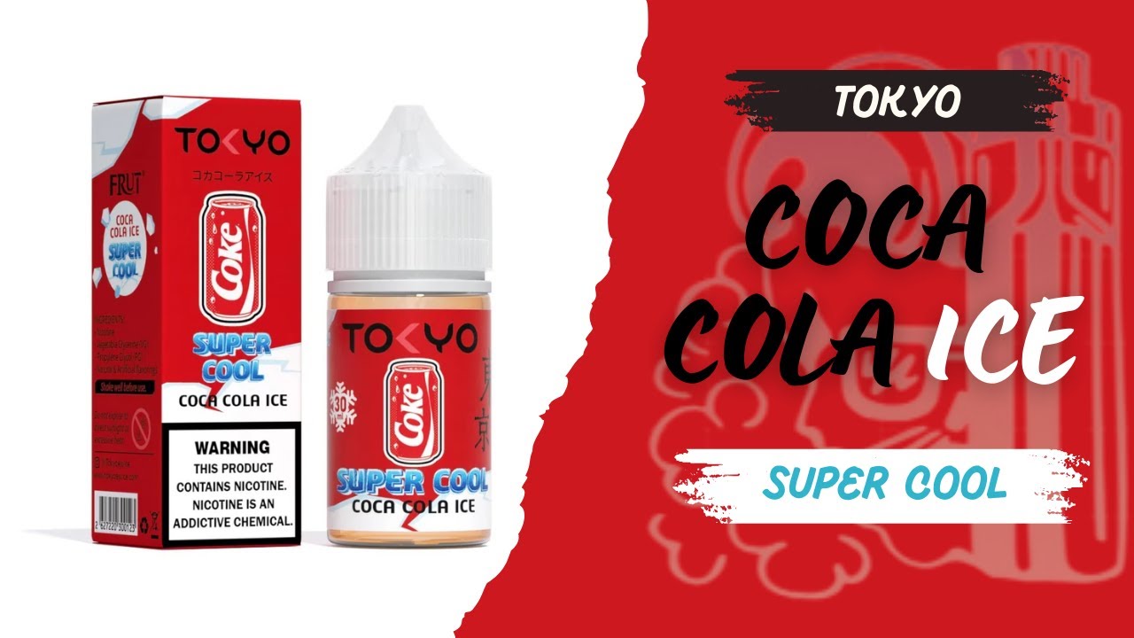 Tokyo Super Cool Coke Cola Ice E-Liquid Review | Refreshing Cola Vape ...