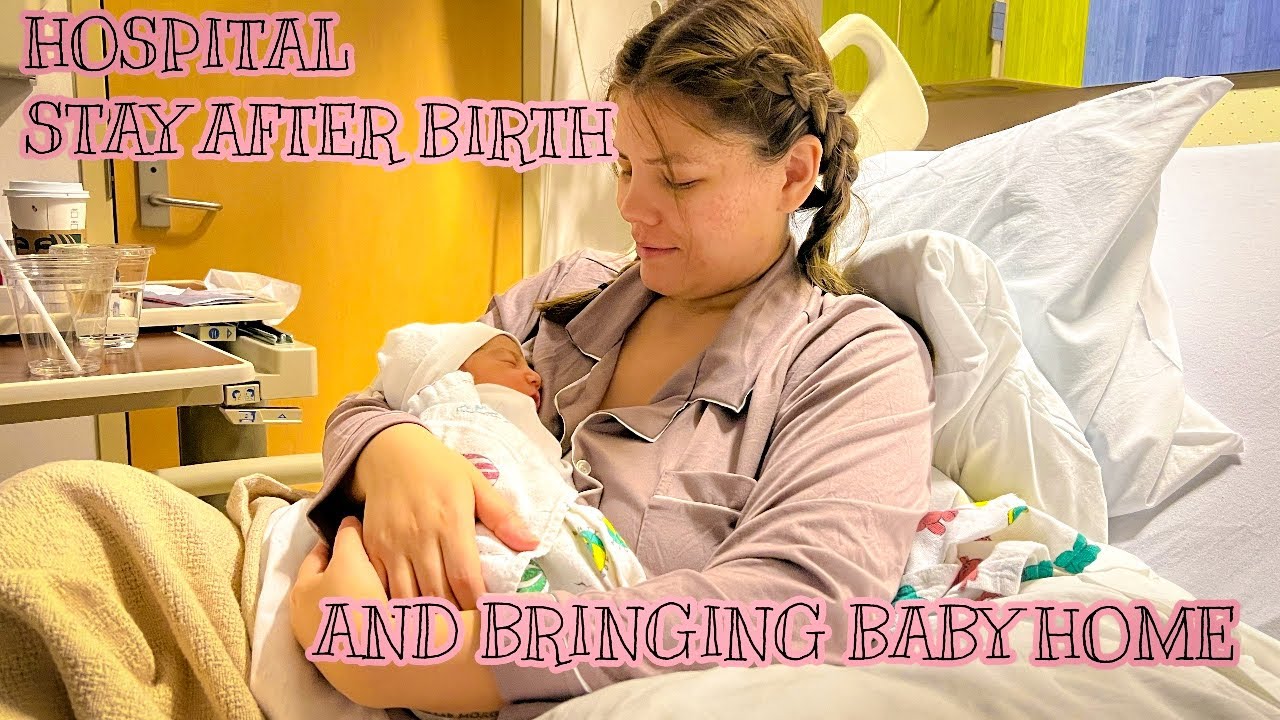 HOSPITAL STAY AFTER DELIVERY + BRINGING BABY HOME || SIBLINGS MEETING ...