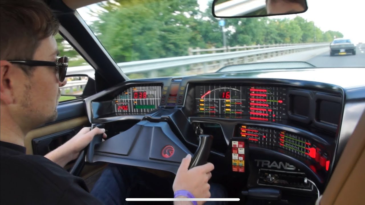 Knight Rider KITT Replica on the road (David Hasselhoff) - YouTube
