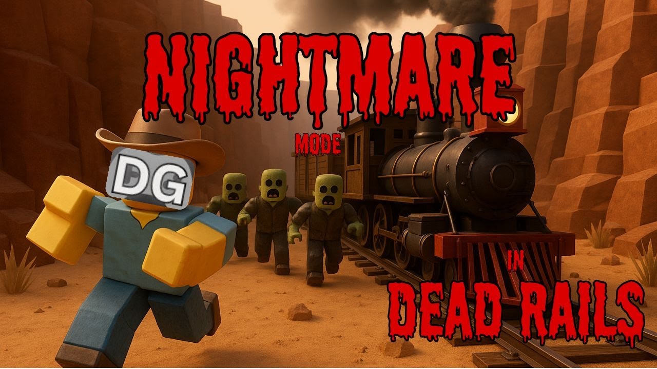 Trying out the NIGHTMARE mode for the first time in Dead Rails Roblox # ...