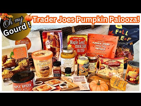 OH MY GOURD!🍁 TRADER JOES ANNUAL PUMPKIN HAUL 2023 - YouTube