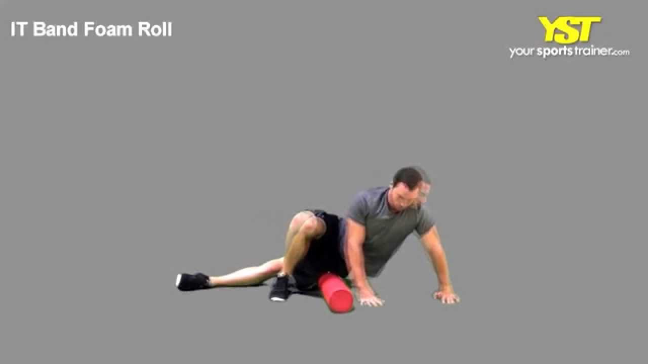 IT-Band Foam Roll - YouTube