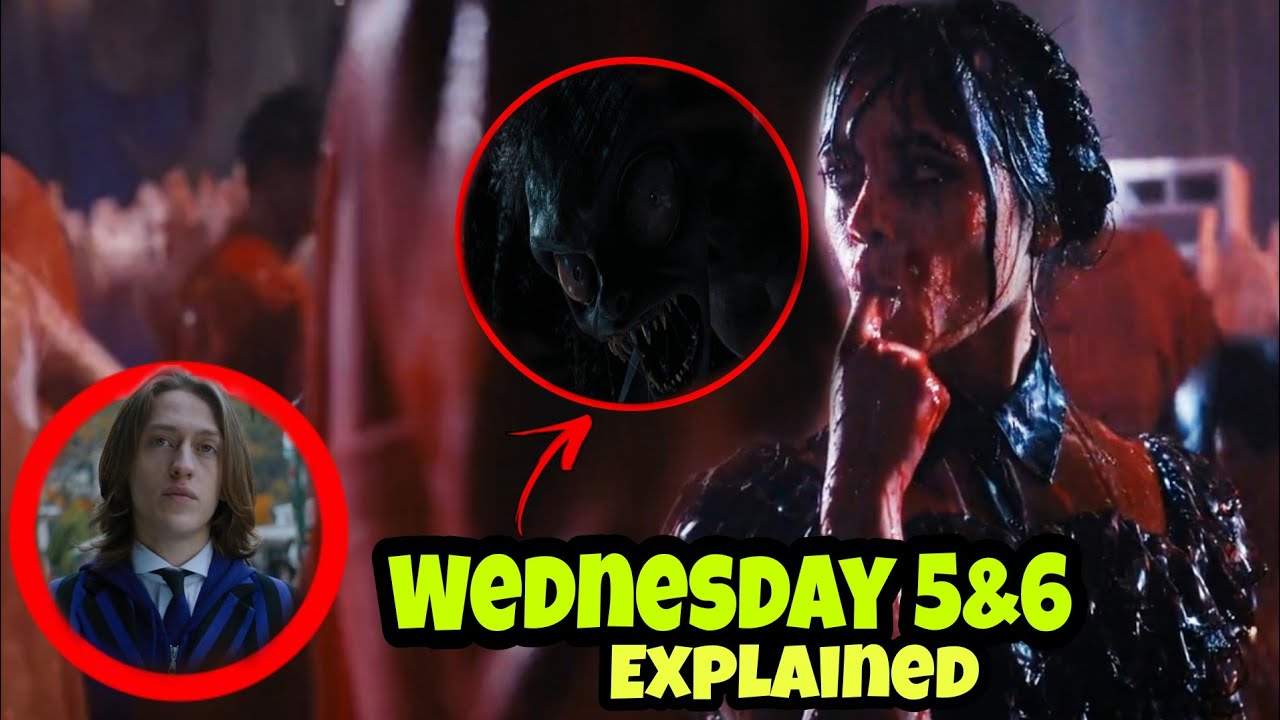 Wednesday Episode 3 And 4 Breakdown In Hindi | Wednesday Series Review ...