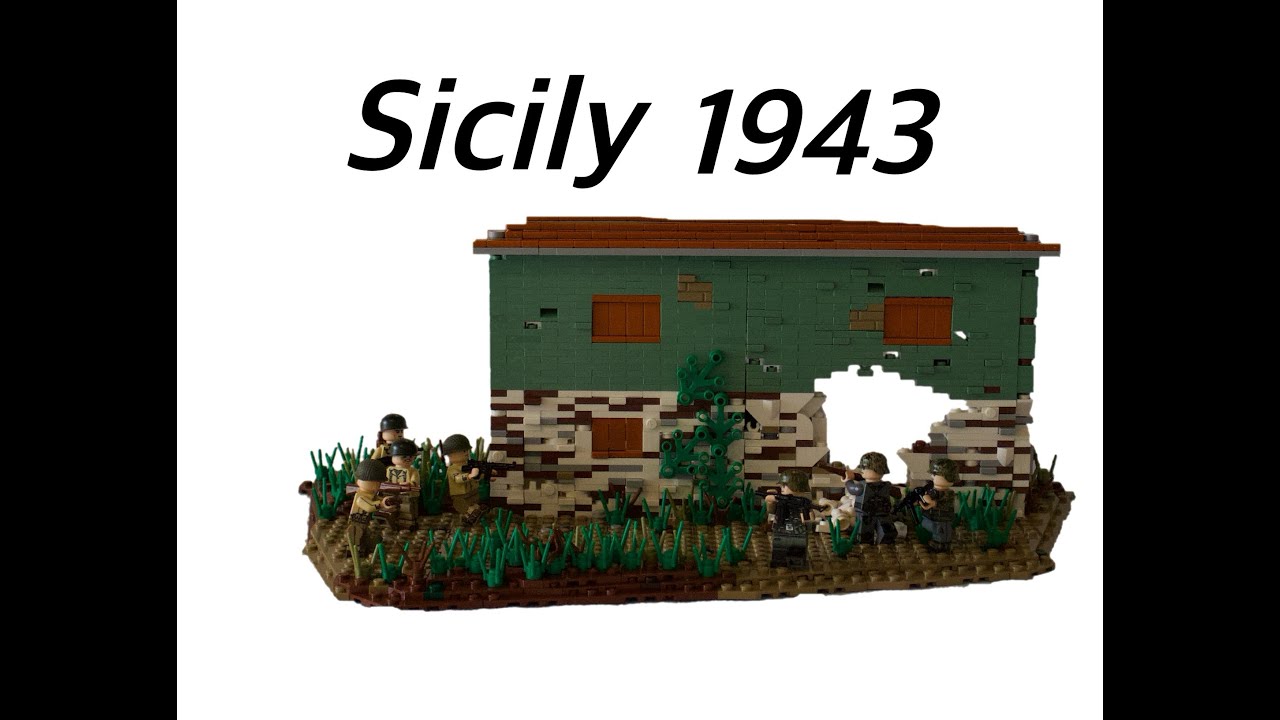 LEGO WW2 Moc Sicily 1943 | An Italian Campaign Moc - YouTube