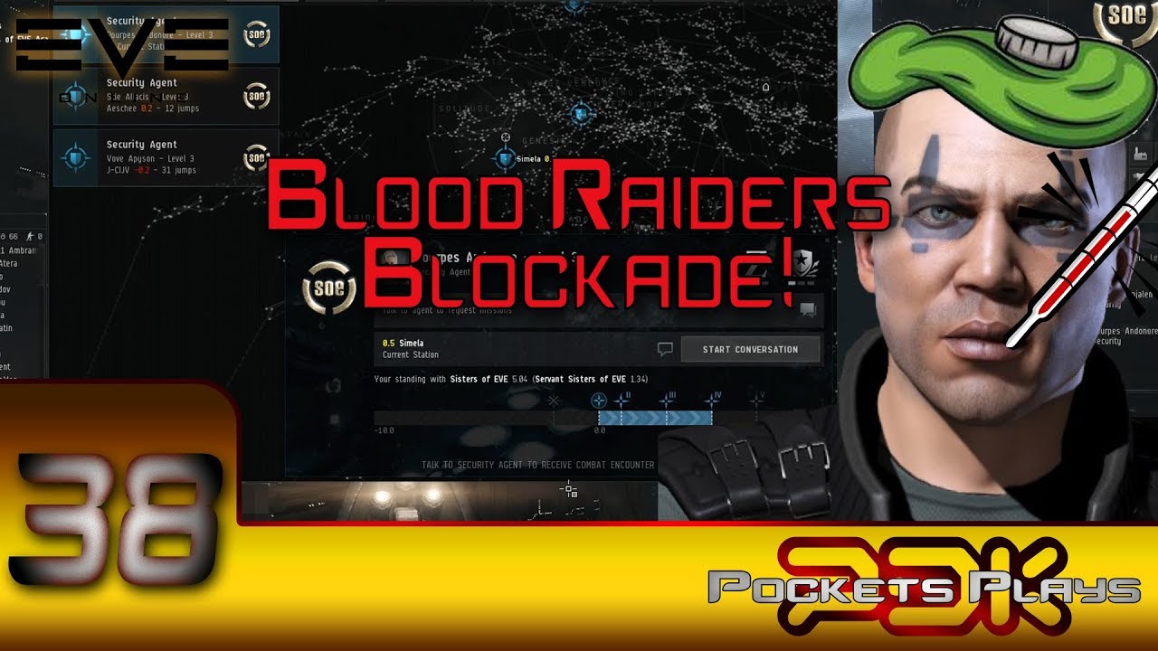 EVE Online: Blood Raider Blockade! Imperfect execution! - YouTube