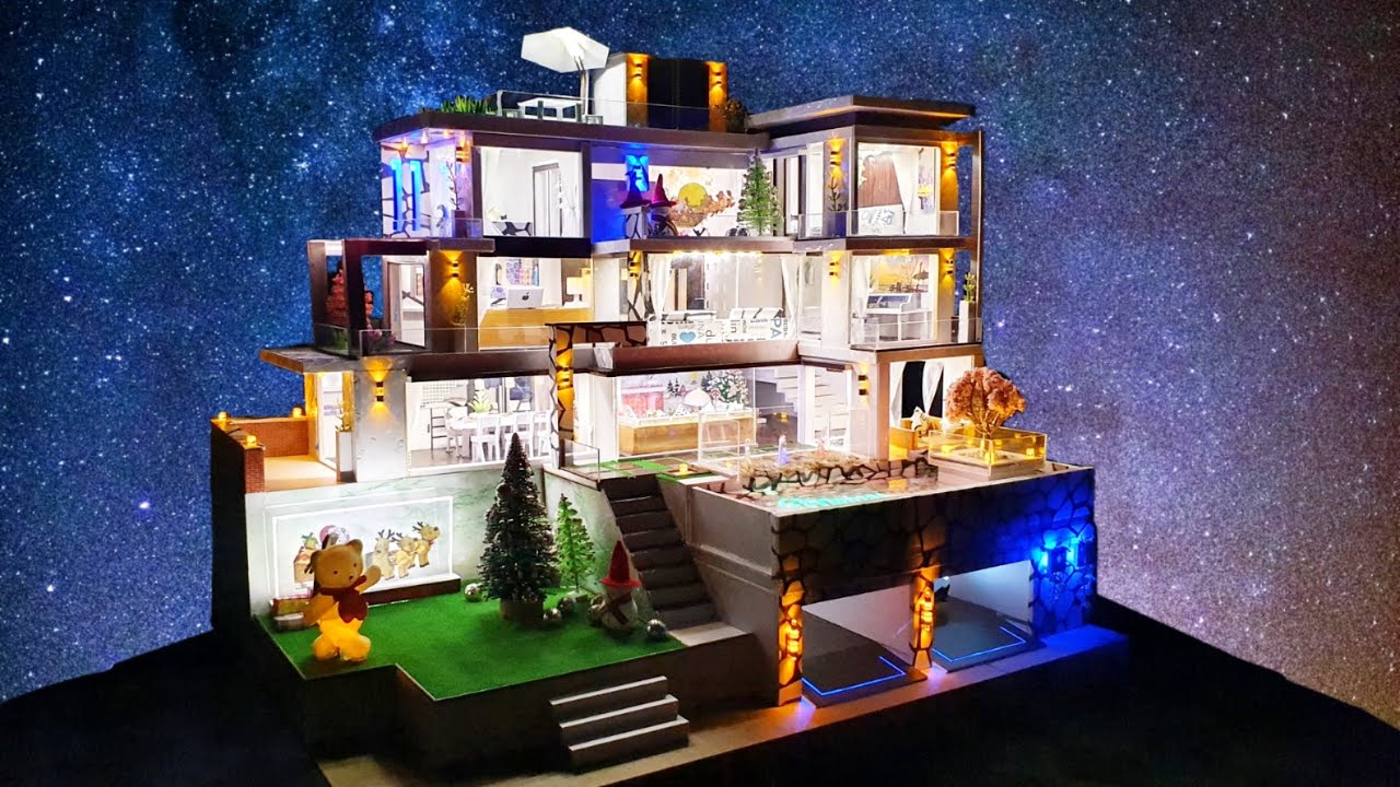Mini House/DIY Miniature Villa Model for Christmas #18_TamHandmade ...