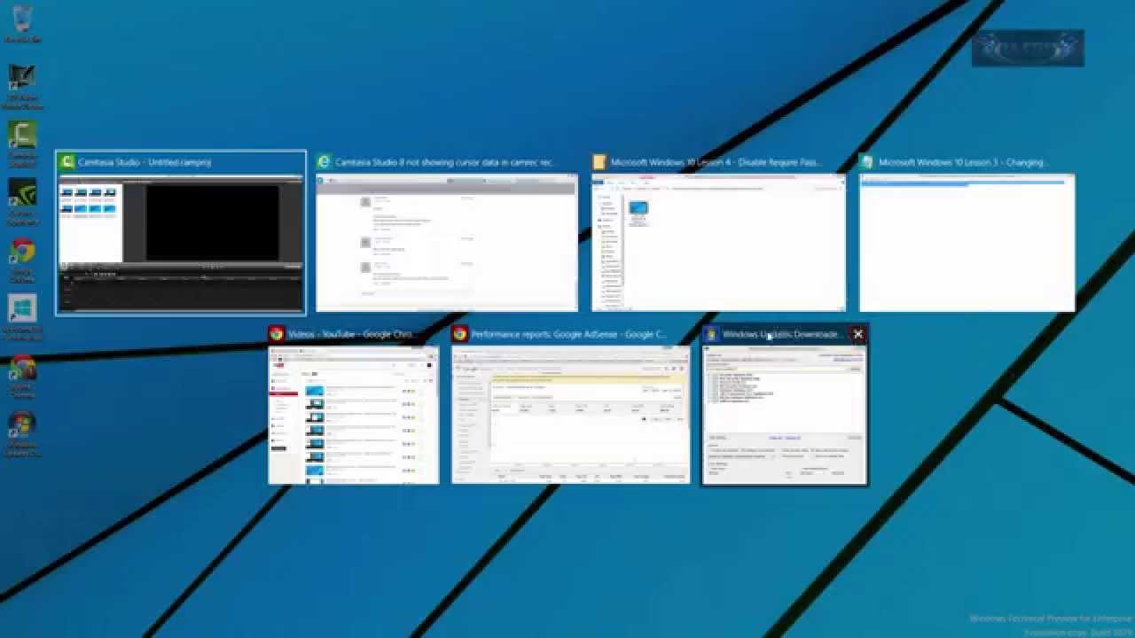 Microsoft Windows 10 Lesson 5 - Task View, cleaner and nicer than Mac ...