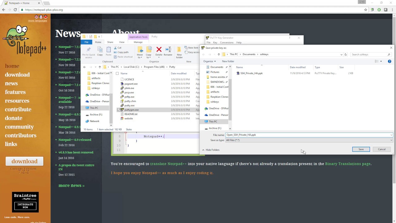 Configuration of NotePad++ for Home Assistant Administration (fixed ...