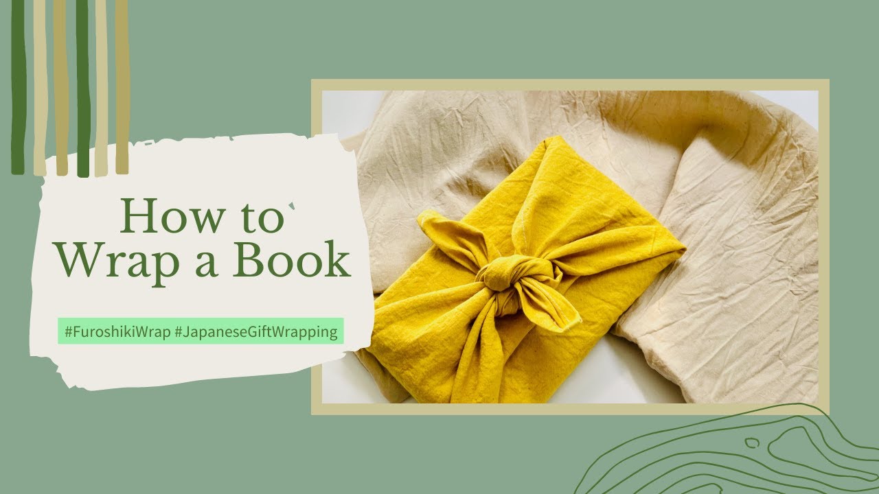 How to furoshiki wrap a book | Small Gift Wrapping - YouTube