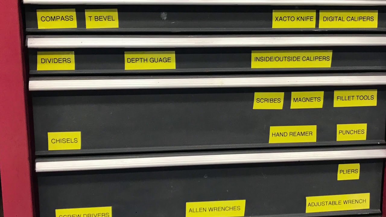 2SL pattern shop drawer labels - YouTube