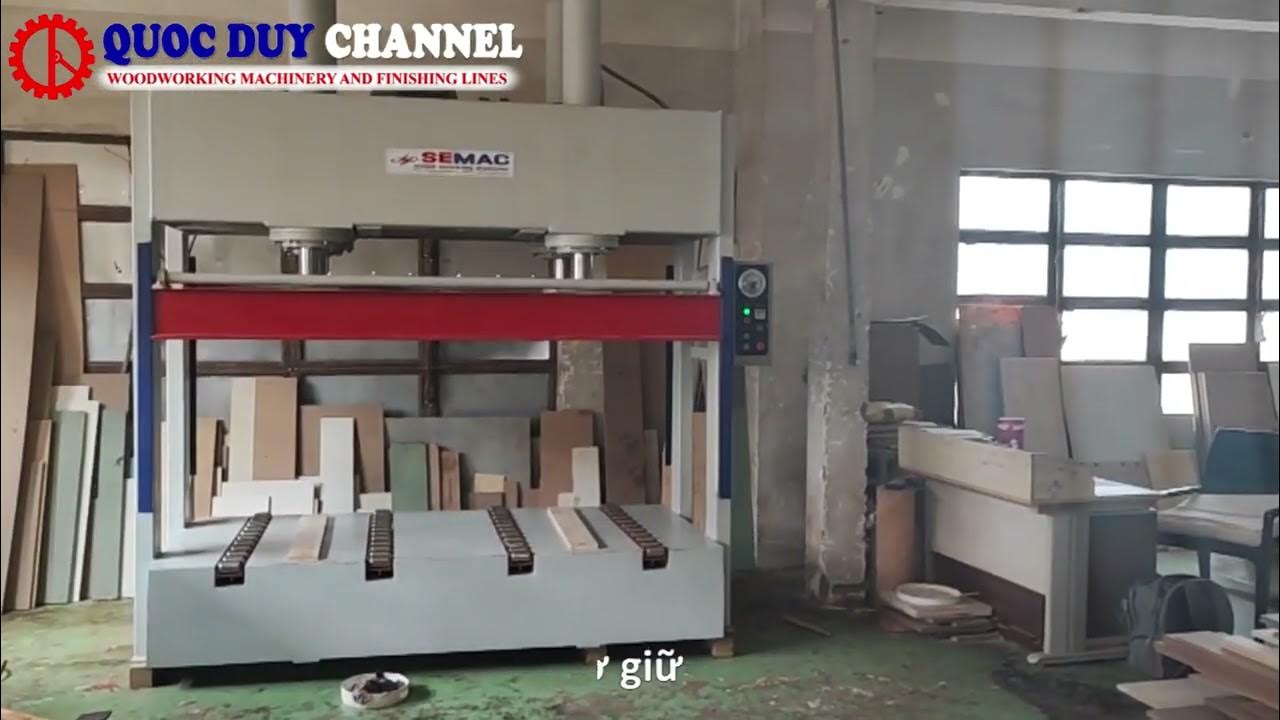 Máy ép nguội thủy lực 120 tấn có rulo SM 120T RL | QUỐC DUY - YouTube