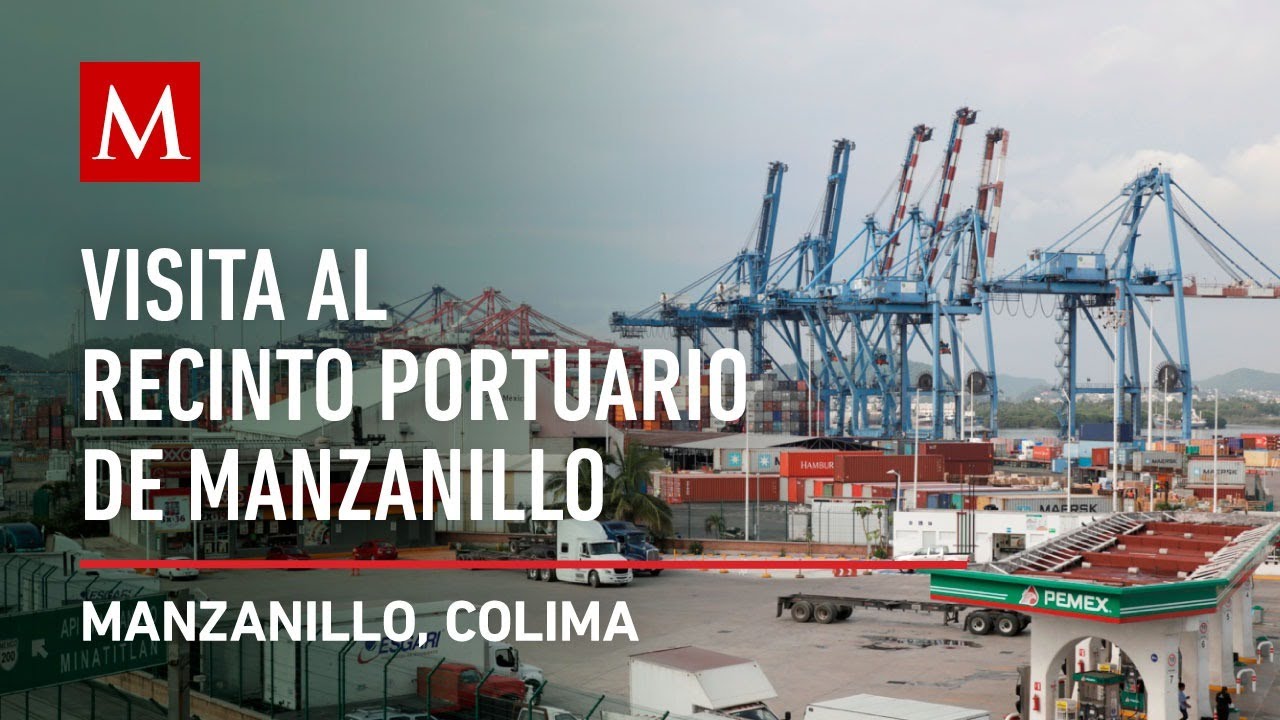 AMLO visita el Recinto Portuario de Manzanillo - YouTube