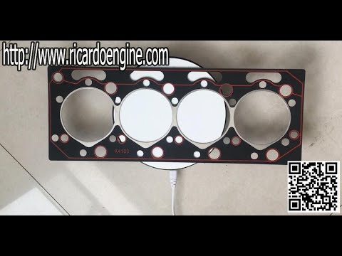 K4100D/K4100ZD Ricardo Engine Cylinder Head Gasket - YouTube