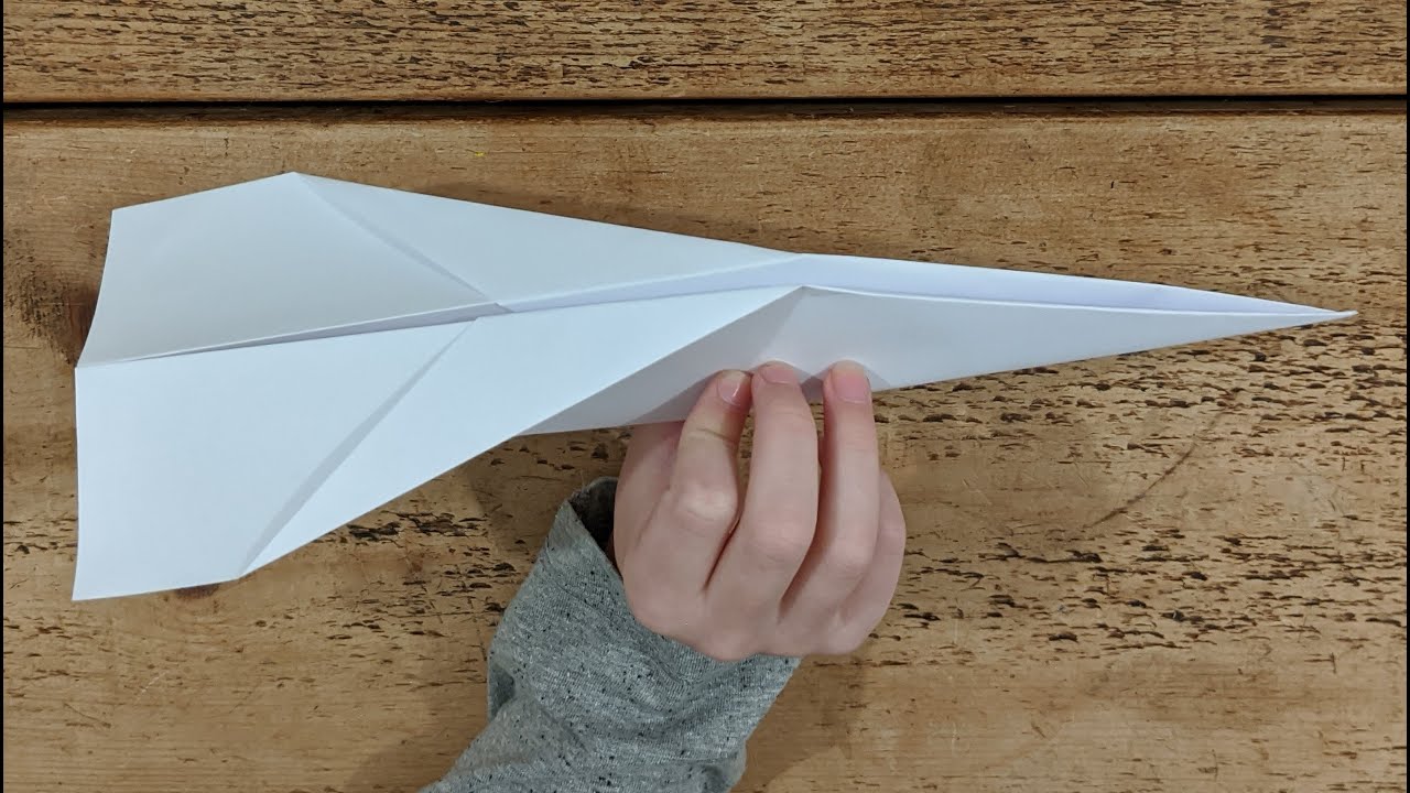 Basic paper airplane - YouTube
