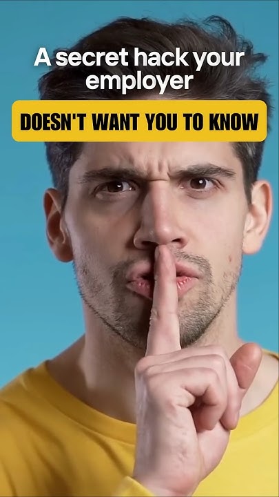 A secret hack your employer doesn't want you to know! - YouTube