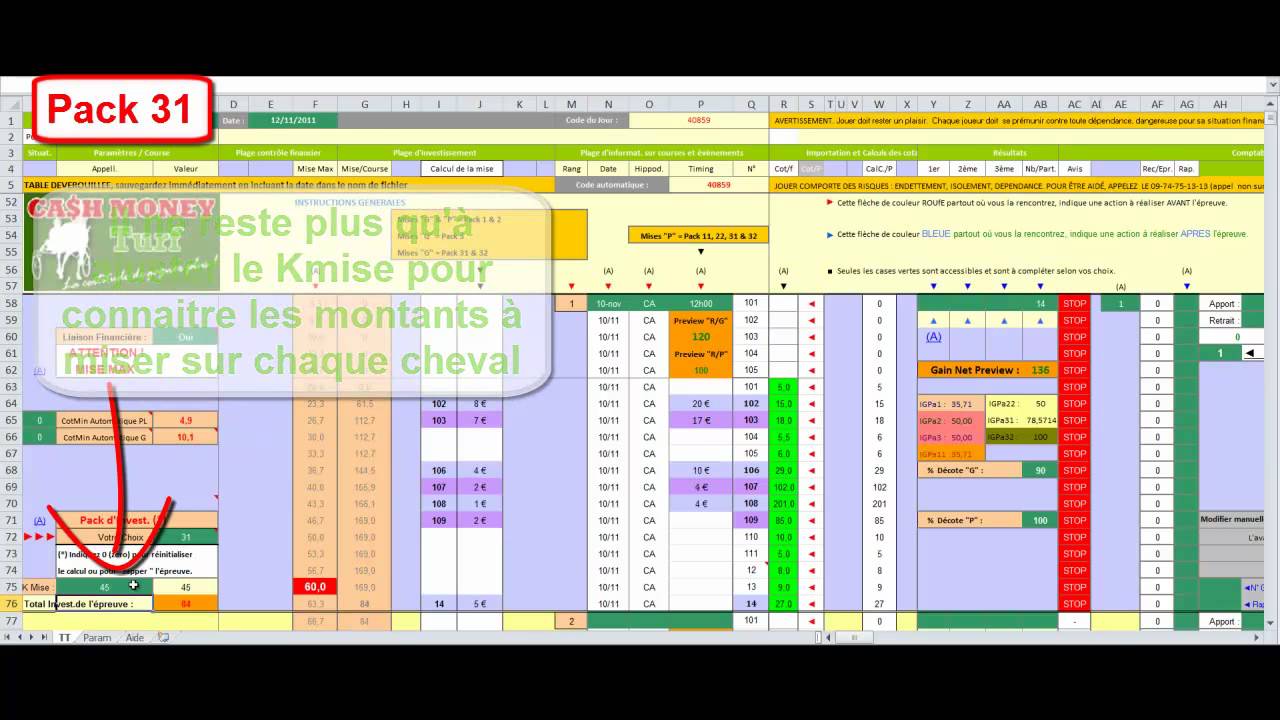 Tutoriel N°5 - Les packs d'investissement de Cash Money Turf - YouTube