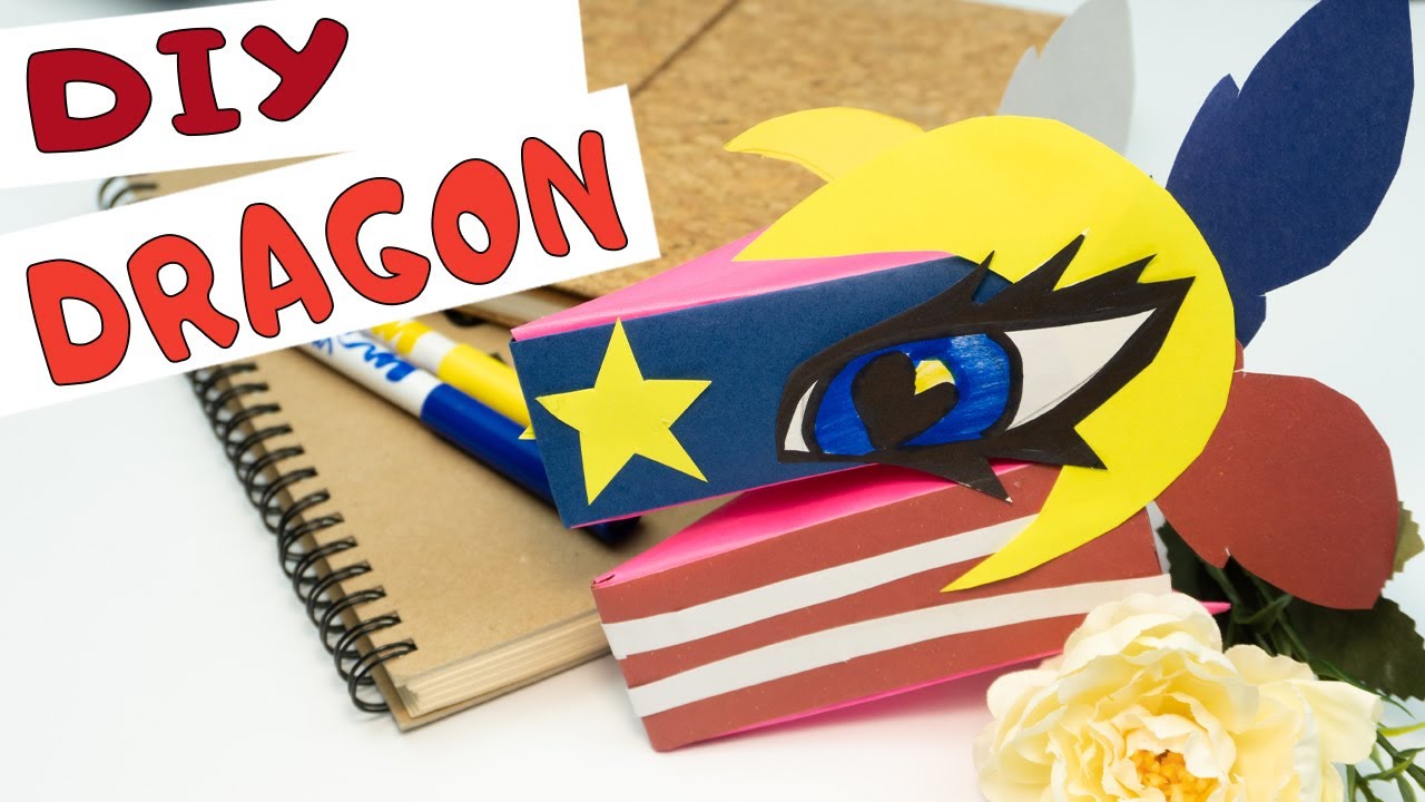 Easy DIY Paper Dragon Puppet TikTok YouTube Easy DIY Paper Dragon Puppet TikTok YouTube