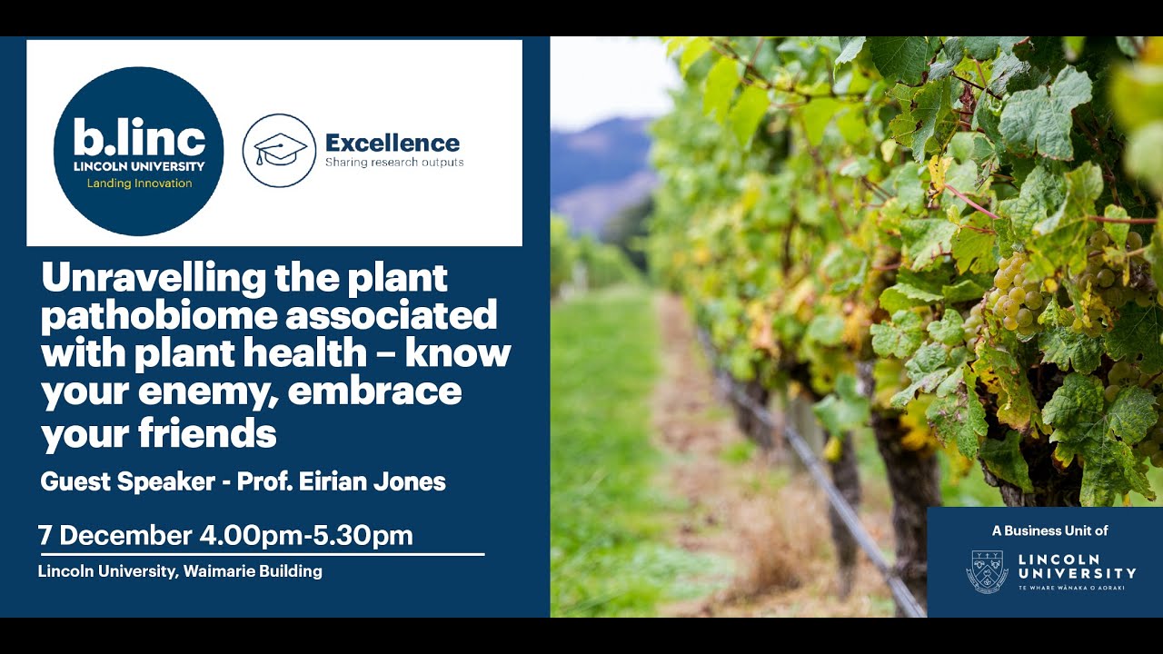 Unravelling the plant pathobiome associated with plant health - YouTube