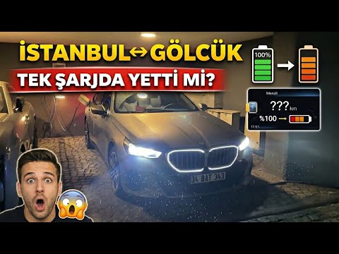 BMW i5 ile %100 Şarjla İstanbul–Gölcük–İstanbul! Menzil Yetti mi?