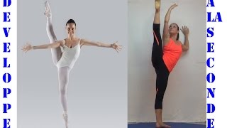 How To Developpe A La Seconde 2nd Ballet Dance Exercise... | Doovi