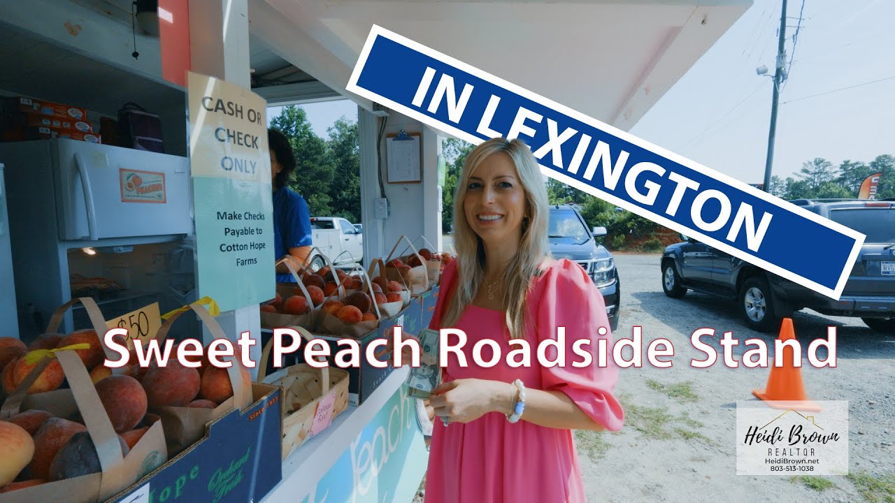 Sweet Peach Roadside Stand in Lexington - YouTube