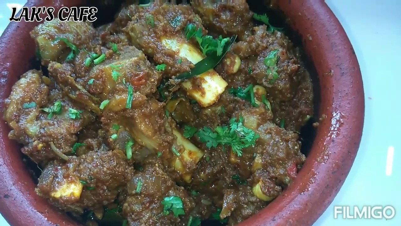 🐐🍖Mutton dry... With homemade mutton Dry masala.... - YouTube