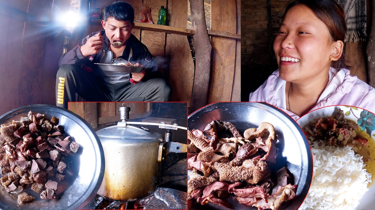 buff intestine curry & rice By adhiraj , anita || pastoral life of ...