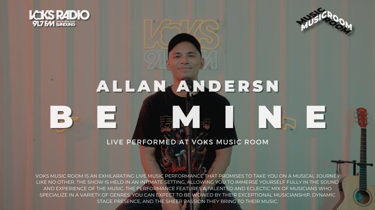 Allan Andersn - Be Mine | Live at Voks Music Room - YouTube