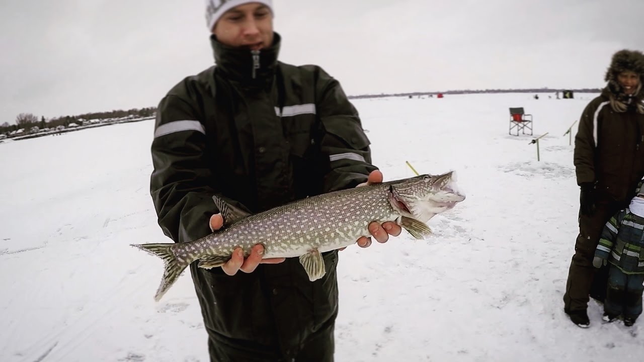 On Thin Ice - Skating and Pike Fishing on Lake Champlain - YouTube