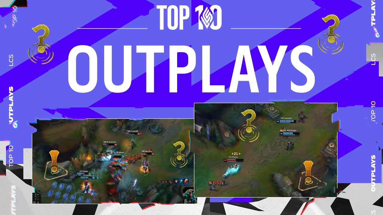TOP 10 OUTPLAYS OF ALL TIME - YouTube