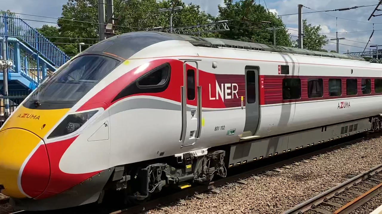 Class 801 Azuma | 801102 | LNER | Alexandra Palace | 08/07/21 - YouTube