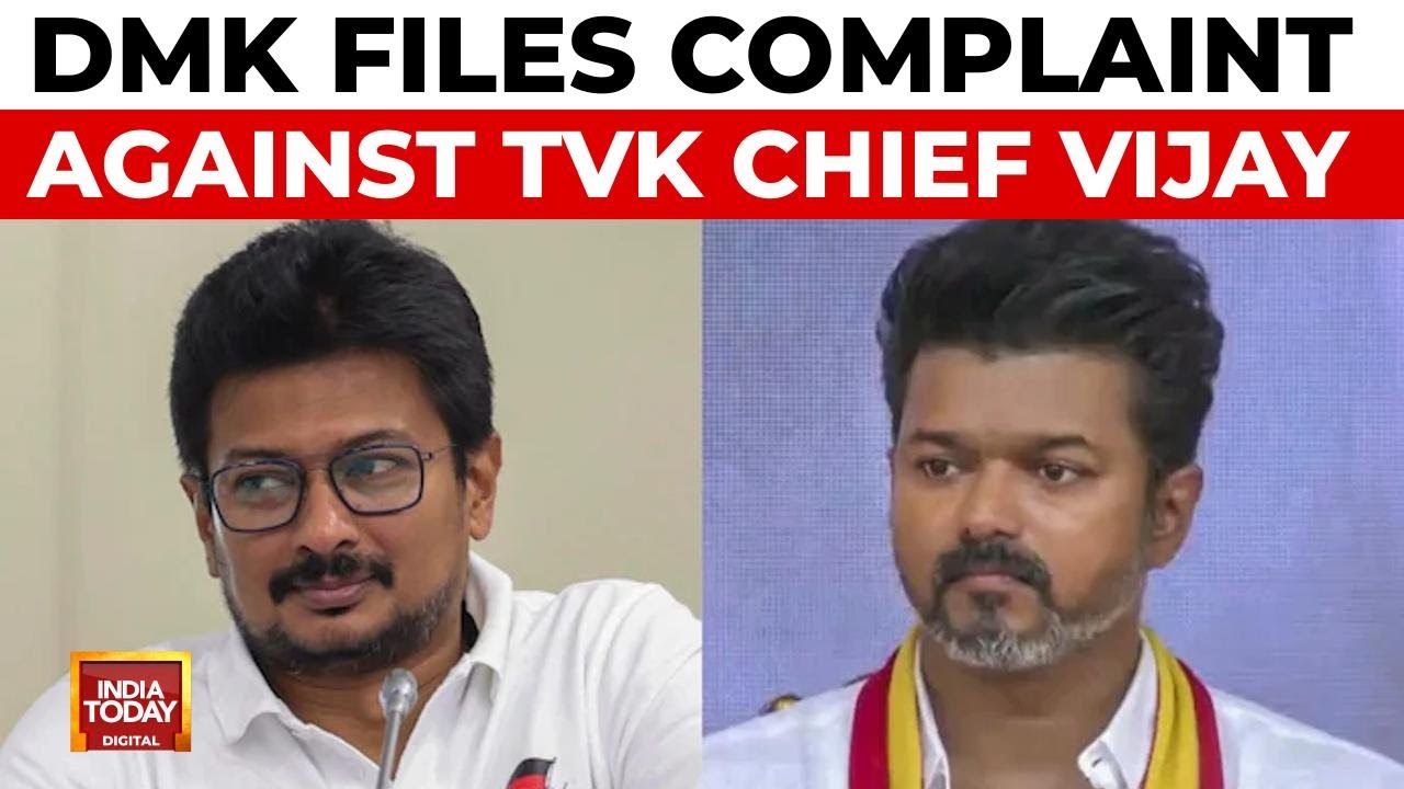 DMK Files Complaint Against TVK Chief Vijay For Defaming CM Stalin in ...