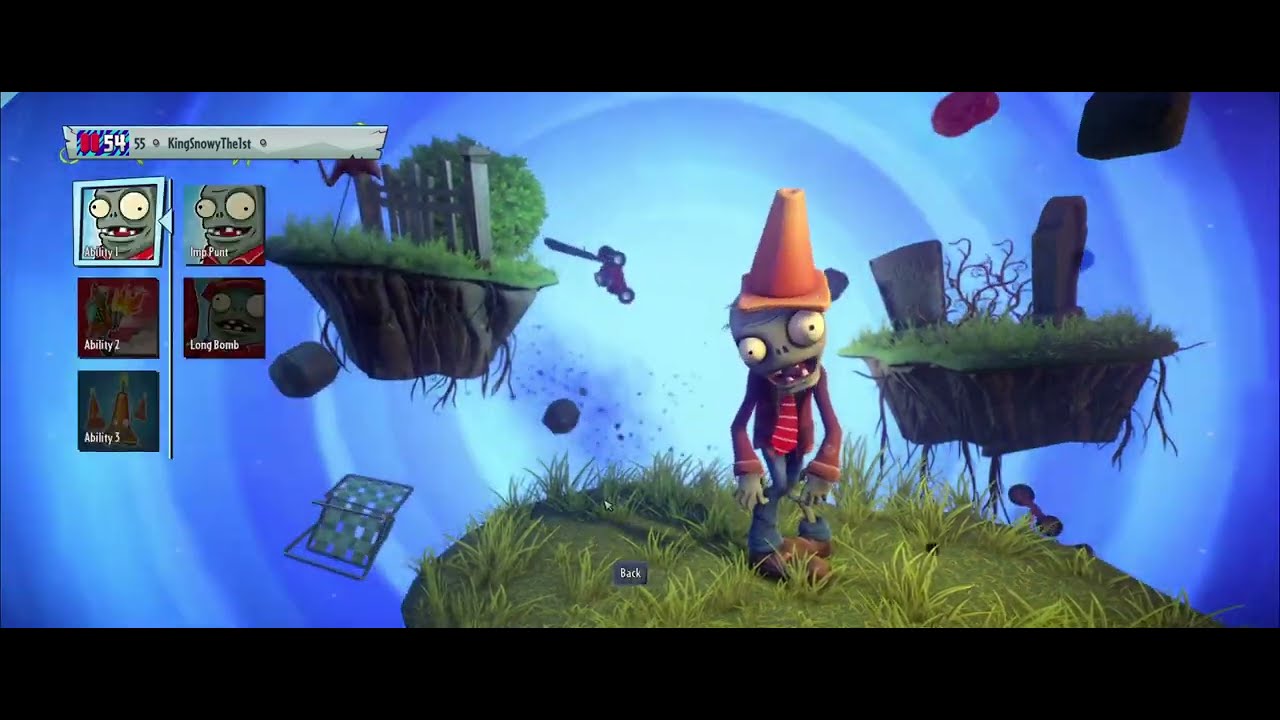 PvZ GW2 - Infinity Time Takeover Remastered - Conehead Zombie vs ...