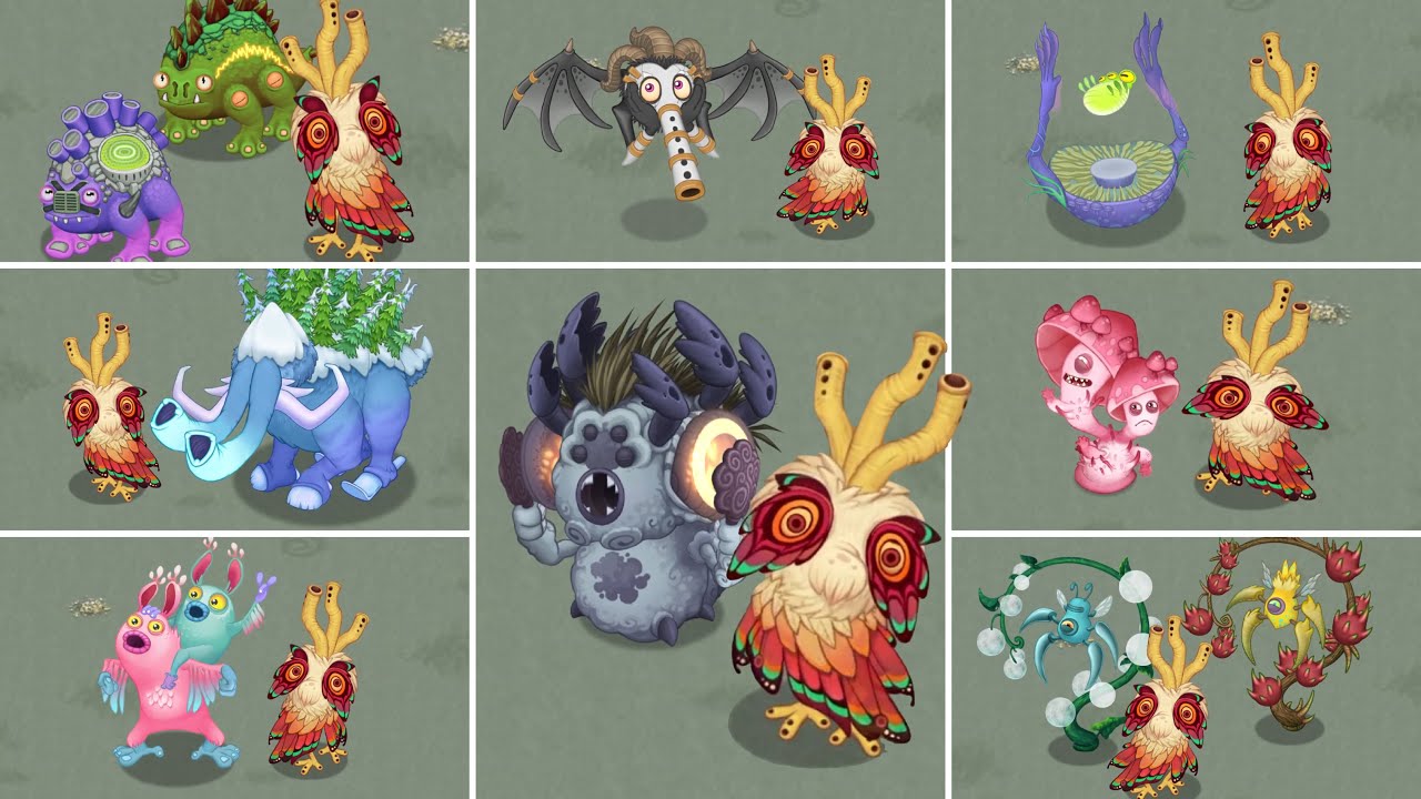 Owlesque (Major) Duets with every monster in Faerie Island | My Singing ...