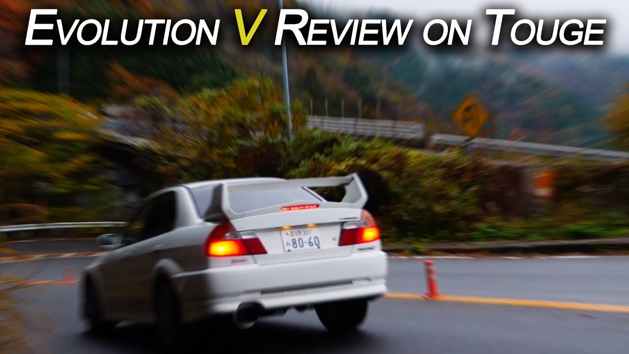 Lancer EVO V GSR Review on Hakone Touge | JDM Masters - YouTube