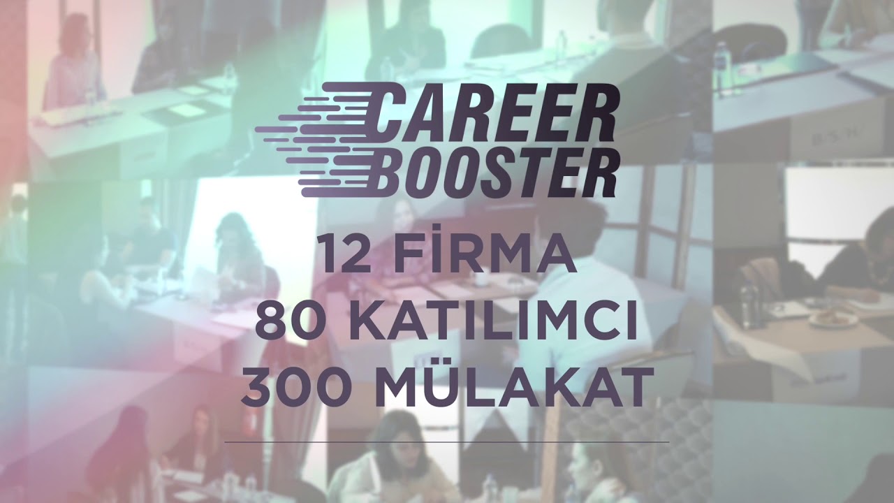 Career Booster Etkinlik Videosu - YouTube