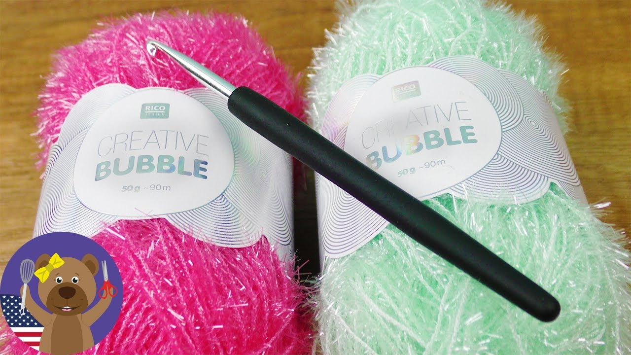 Creative Bubble TEST! Bathing Sponge DIY | Summer Knitting - YouTube