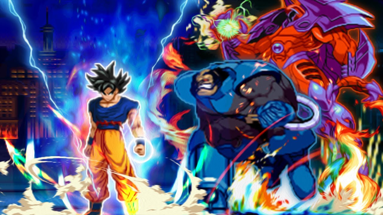 Dragon Ball Super vs Marvel MUGEN Blizzard Goku vs Onslaught ...