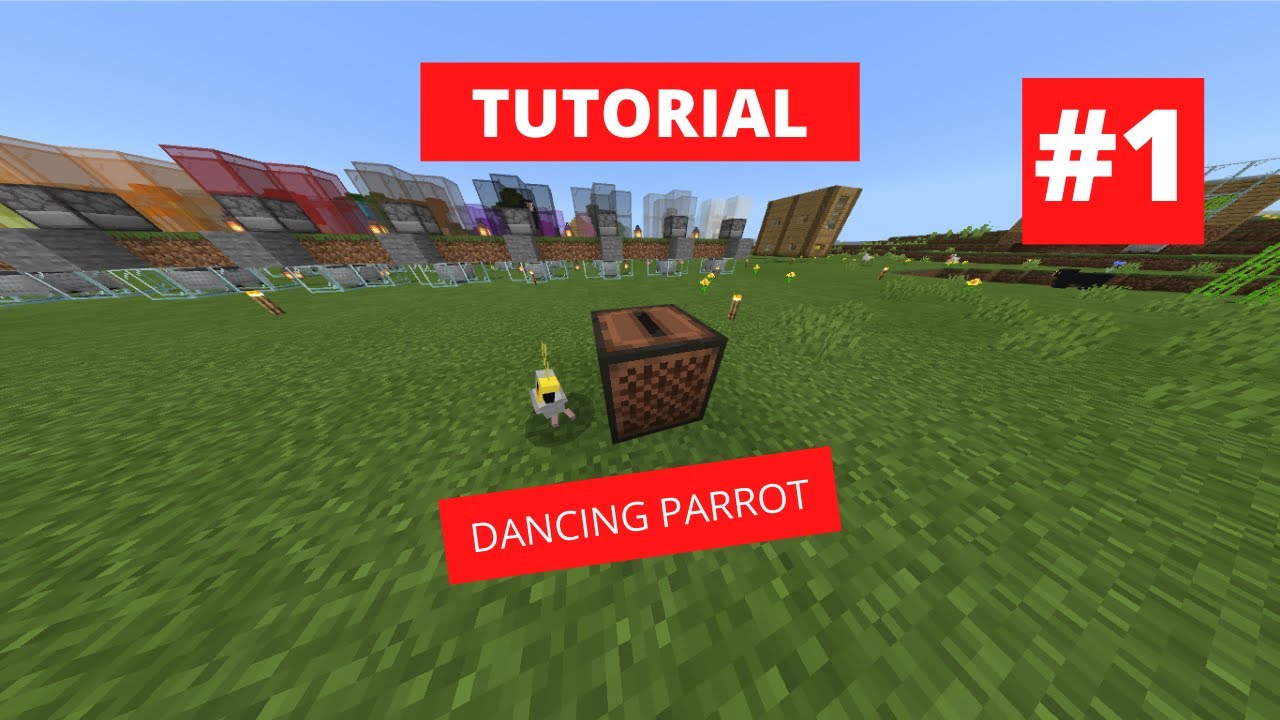 HOW TO MAKE PARROTS DANCE IN MINECRAFT - YouTube